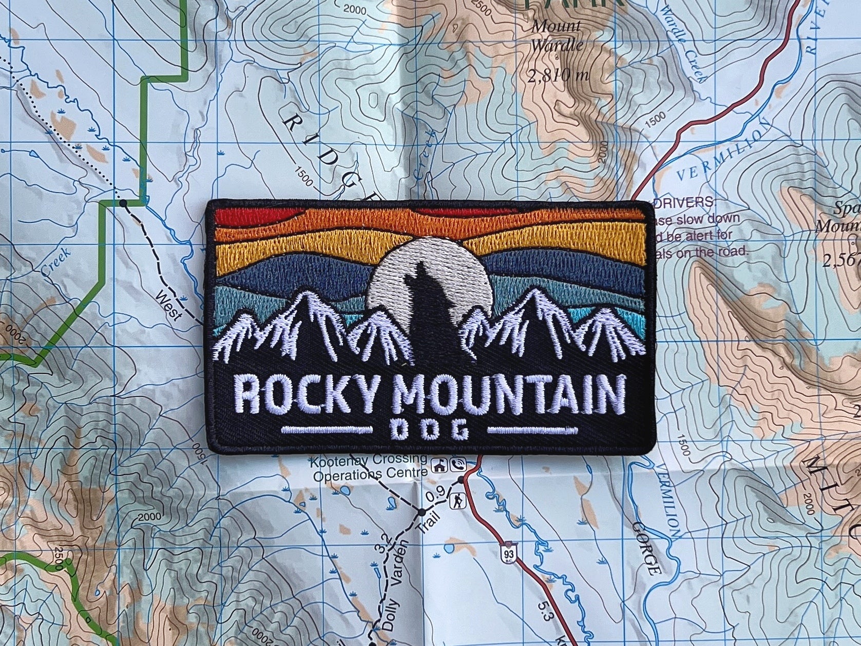 Rocky Mountain Wolf Moon Patch For Your Backpack | RMD | Calgary, AB ...