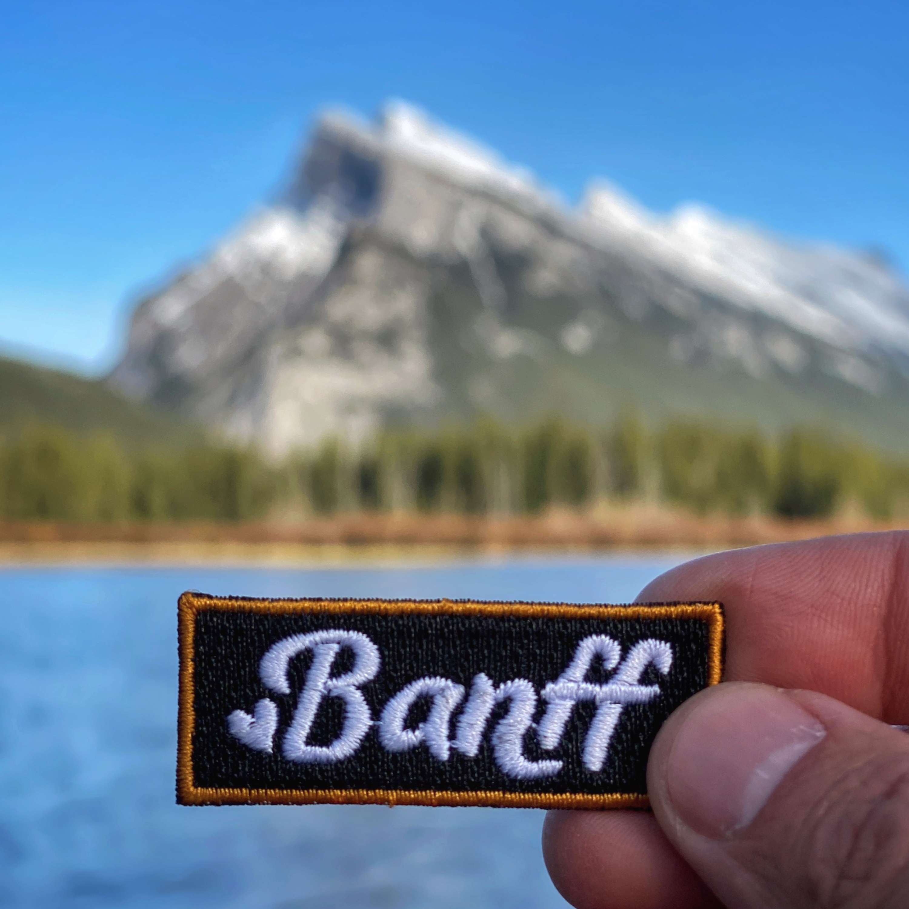RMD Banff Patch For Your Backpack | Rocky Mountain Dog | Calgary, AB